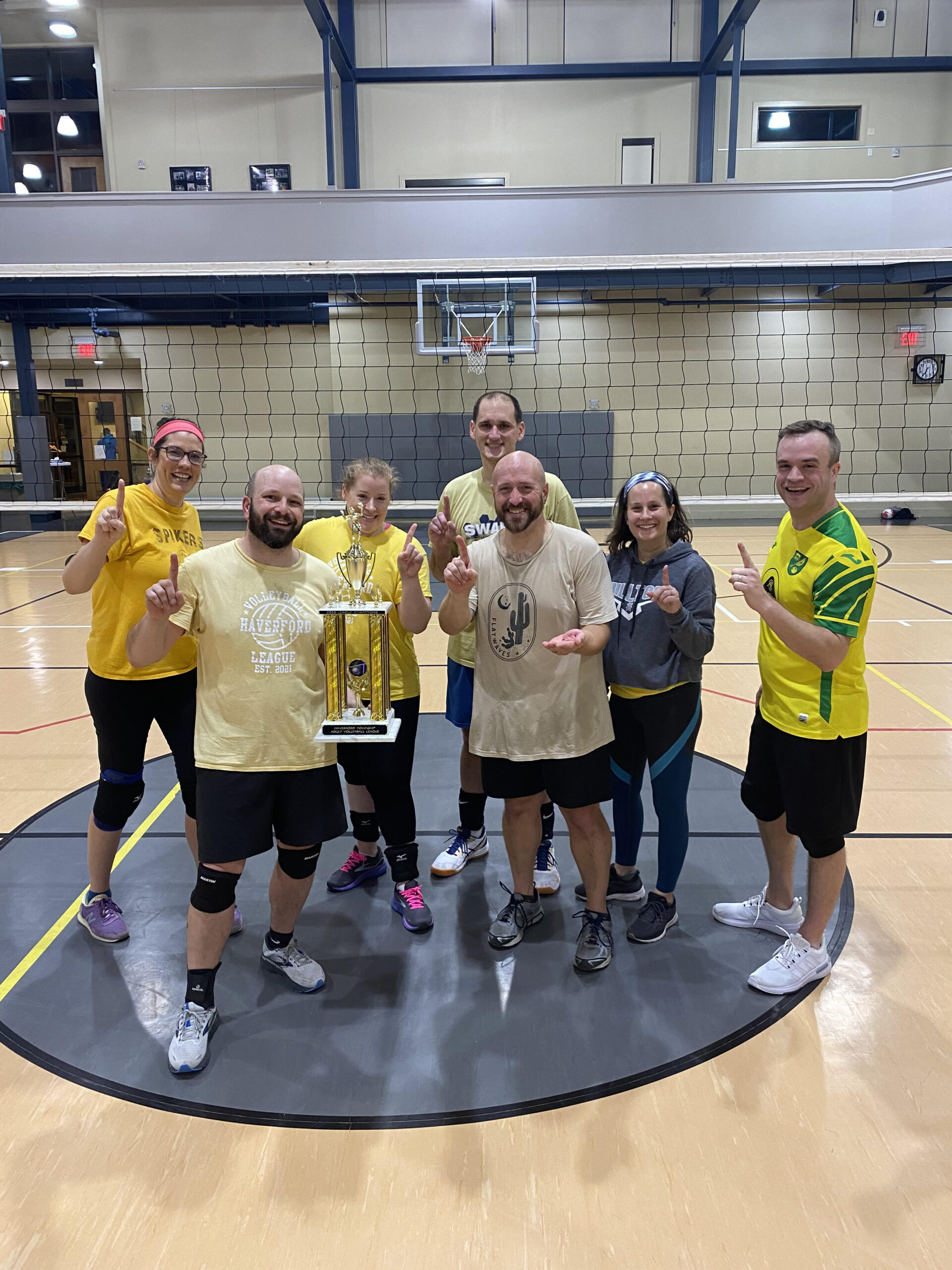 Fall 2023 Adult Volleyball League Champs, Team Spikers! – Haverford Twp ...